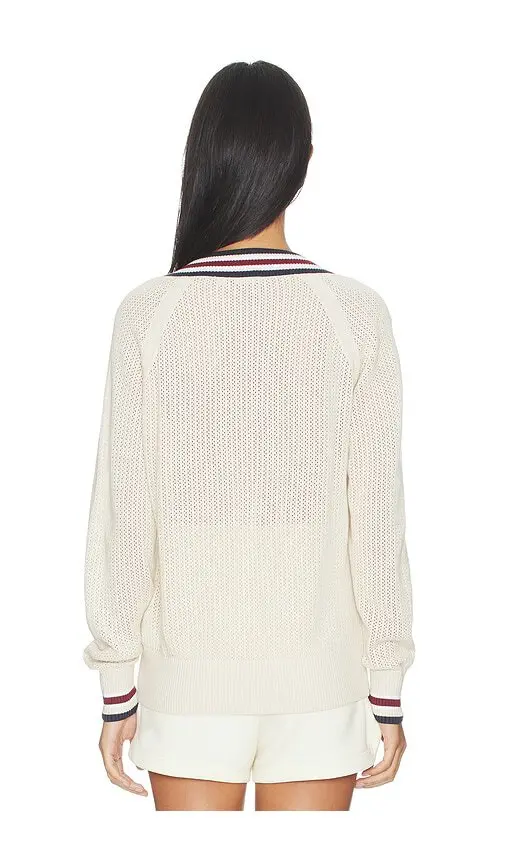 Varley Maurice V Neck Sweater - Cream