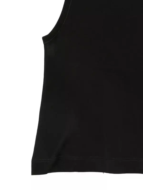 AMI Paris Logo Embroidered Tank Top
