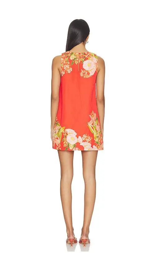 Hemant & Nandita Floral Shift Mini Dress