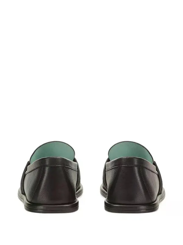 SERGIO ROSSI Bitt Logo-plaque Loafers