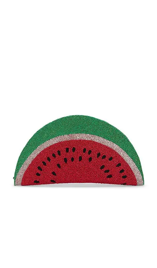 SIMONMILLER Beaded Clutch - Red