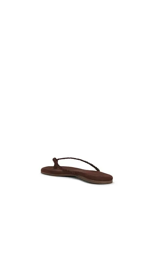 Tkees Lily Braid Sandal Thong Silhouette With Braided Straps