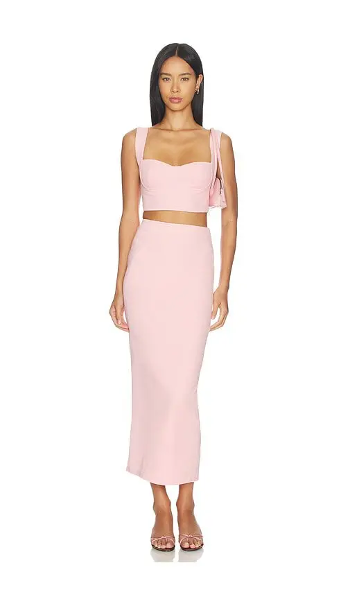 Superdown Veneda Skirt Set - Pink