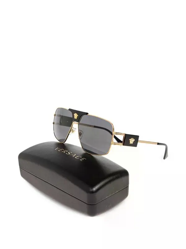 Versace Medusa Geometric-frame Sunglasses