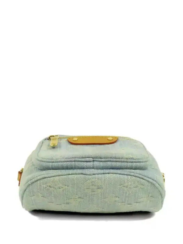 LOUIS VUITTON Denim Monogram Belt Bag - Blue