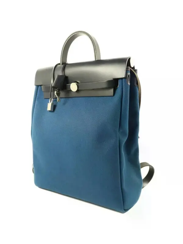 Hermès Herbag Backpack - Blue