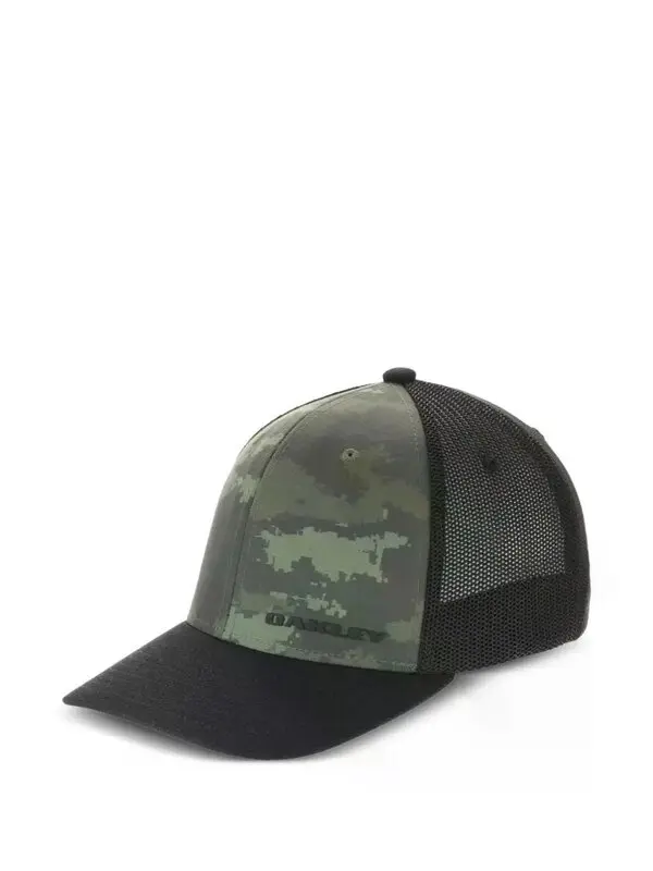Oakley Camouflage Print Mesh Panel Cap - Black