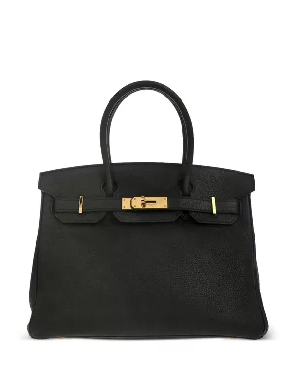 Hermès Togo Birkin 30 Handbag - Black