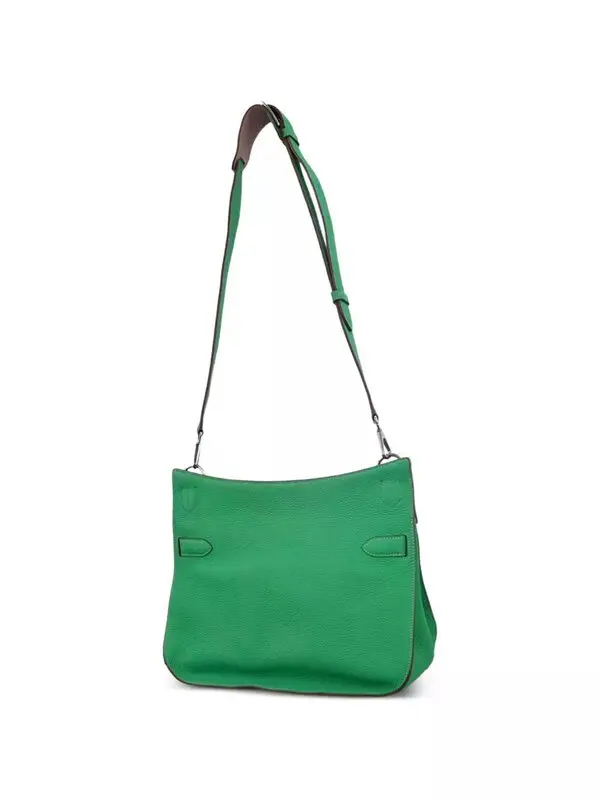 Hermès 2012 Taurillon Clemence Jypsiere 34 Shoulder Bag - Green