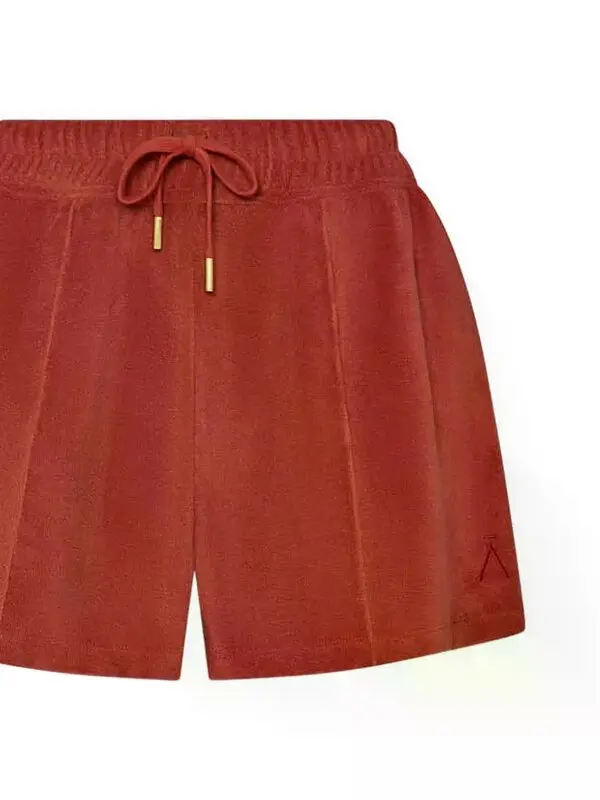 AMAN Terry Cloth Drawstring Shorts