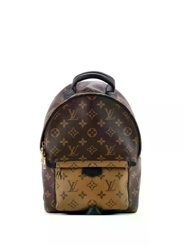 LOUIS VUITTON Palm Springs Reverse Monogram Canvas Pm Backpack - Brown
