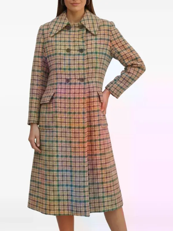 Vintage Checked Skirt Suit