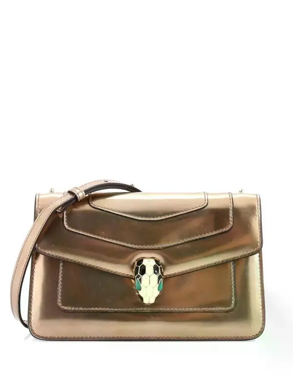 BVLGARI Serpenti Forever Small Shoulder Bag - Gold