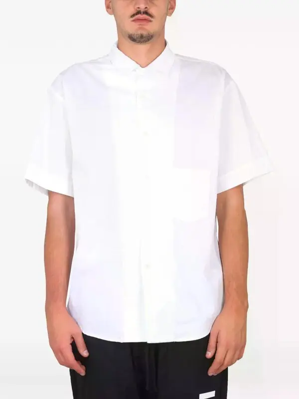 IH NOM UH NIT Short-sleeve Chest-pocket Shirt - White