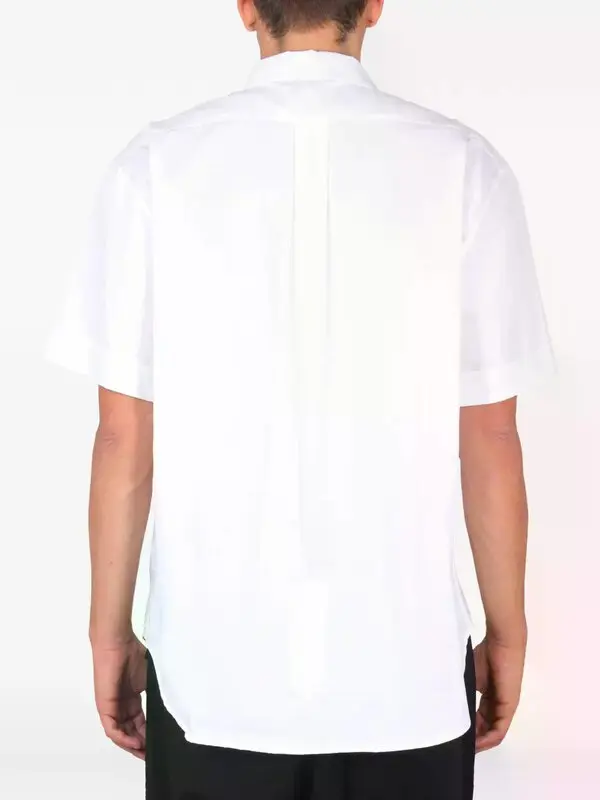 IH NOM UH NIT Short-sleeve Chest-pocket Shirt - White
