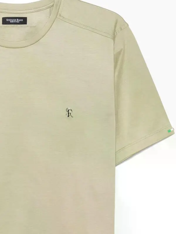 Stefano Ricci Logo-detail T-shirt