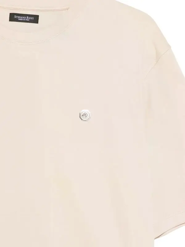 Stefano Ricci Logo-plaque T-shirt