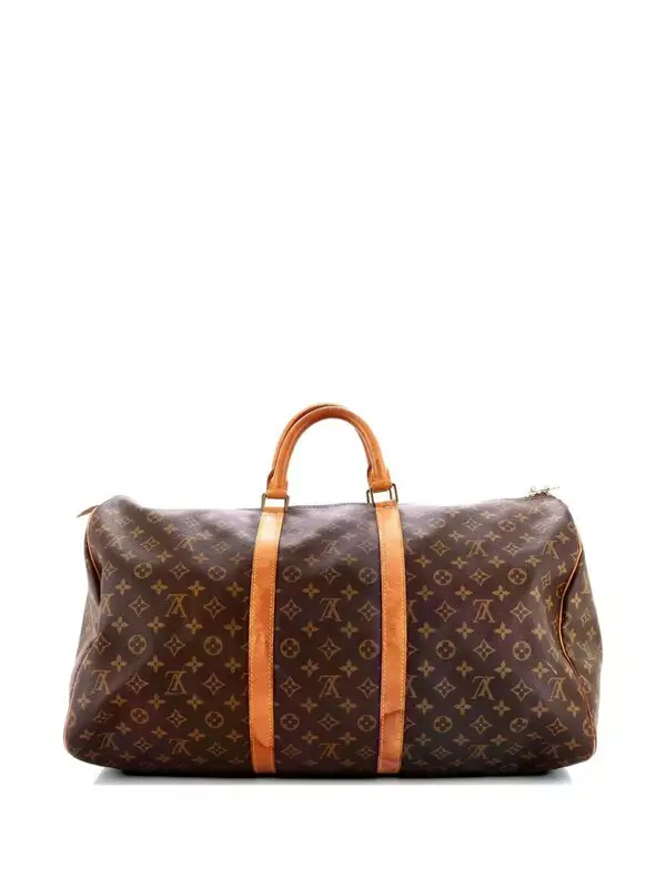 LOUIS VUITTON Keepall Monogram Canvas 55 Travel Bag