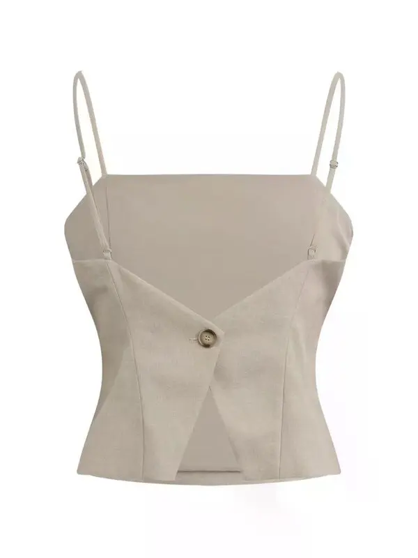 FAVORITE DAUGHTER The I'm Back Button-back Top