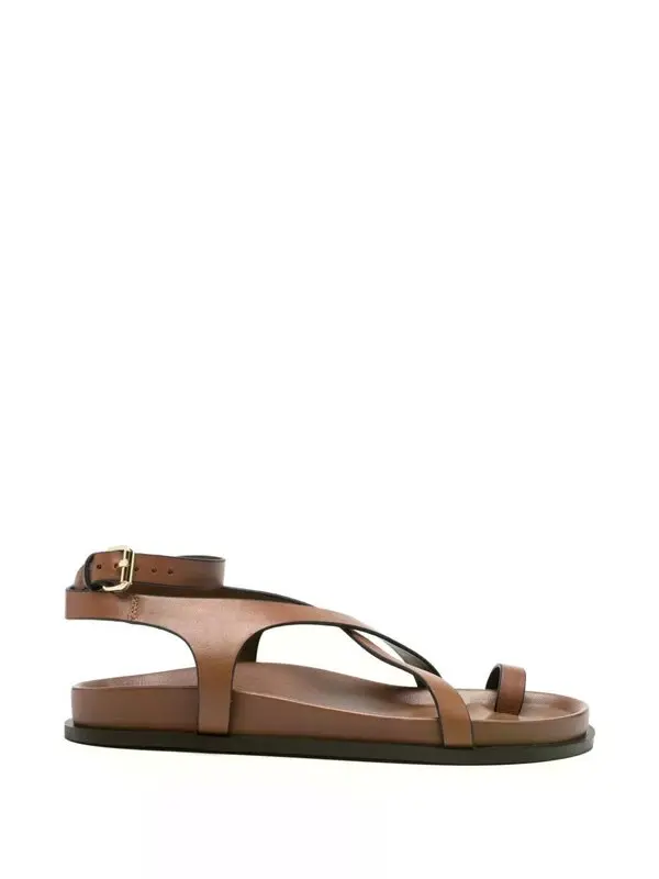 A.emery Jalen Flat Sandals - Brown