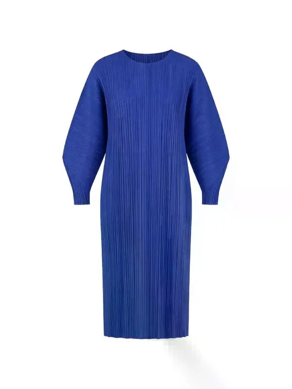 Issey Miyake Skyline Batwing-sleeve Dress - Blue