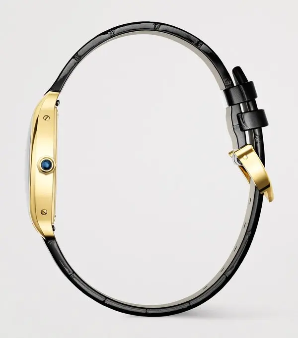 Cartier Tortue Yellow And Diamond Watch