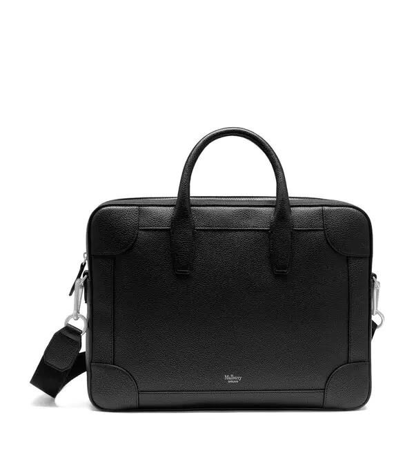 Mulberry Belgrave Leather Briefcase - Black