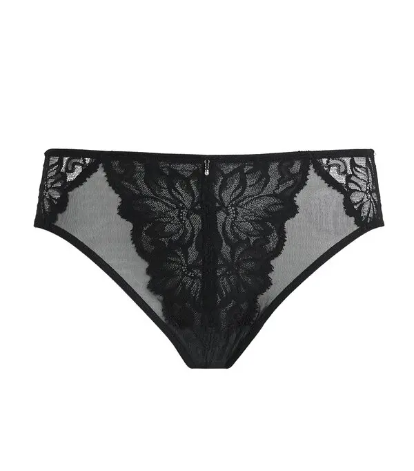 Wacoal Lace-trim Abéllia Briefs - Black