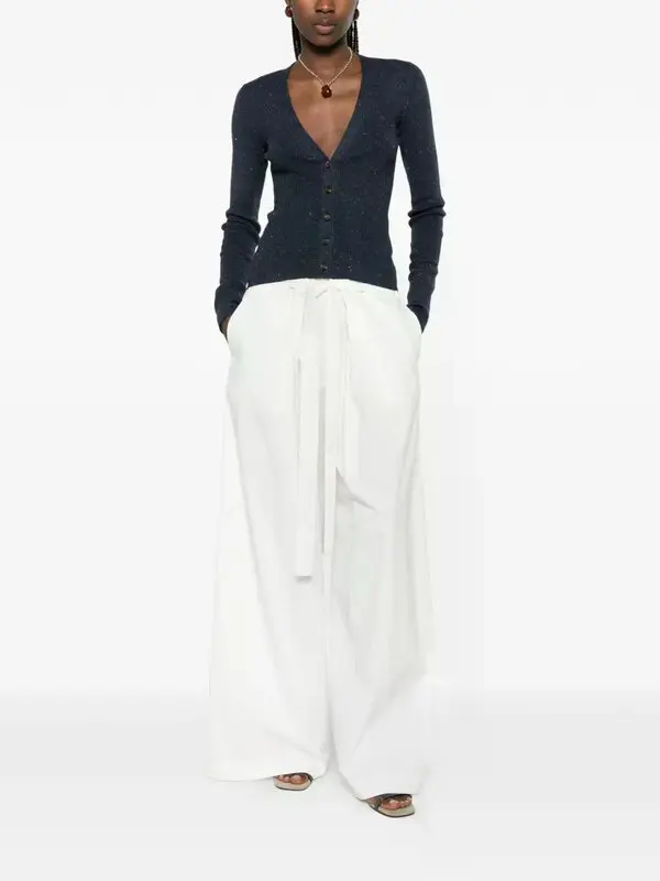 Brunello Cucinelli Ribbed-knit Sequin-embellished Cardigan