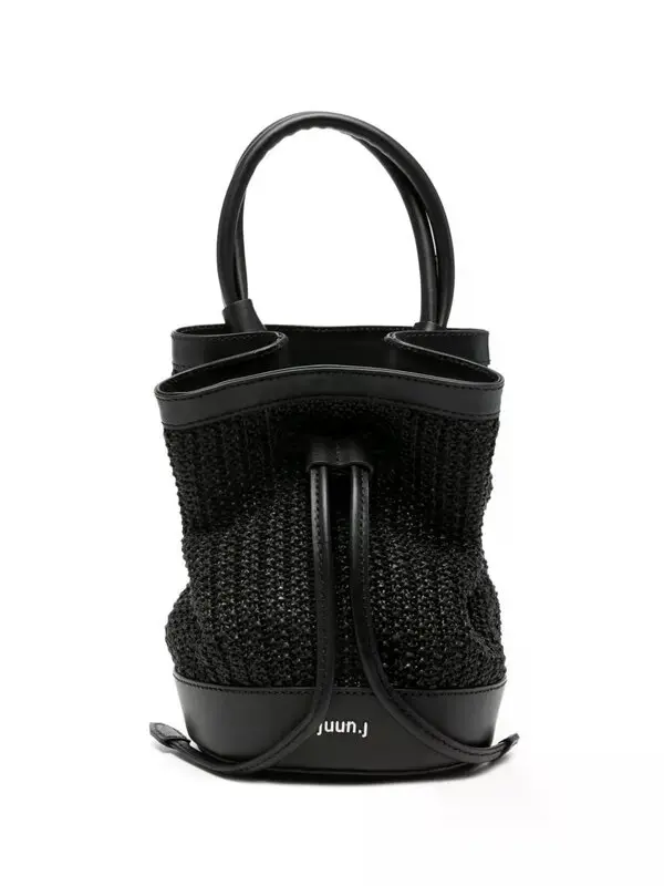 JUUN.J Woven Drawstring Tote Bag