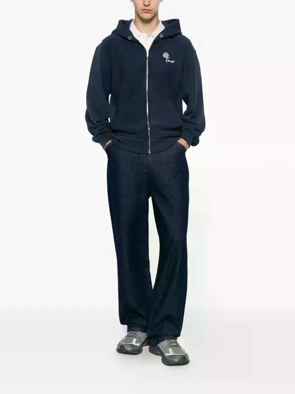Kenzo Floral Print Zip-up Hoodie
