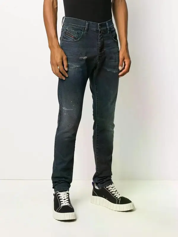DIESEL® D-strukt Slim Fit Jeans - Blue