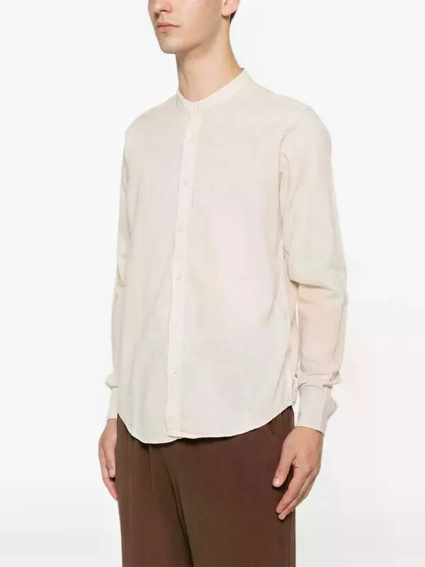 Imperial Mandarin-collar Long-sleeve Shirt