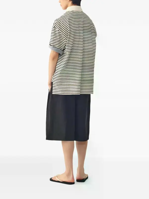STUDIO TOMBOY Pleated Tailored Cotton Shorts