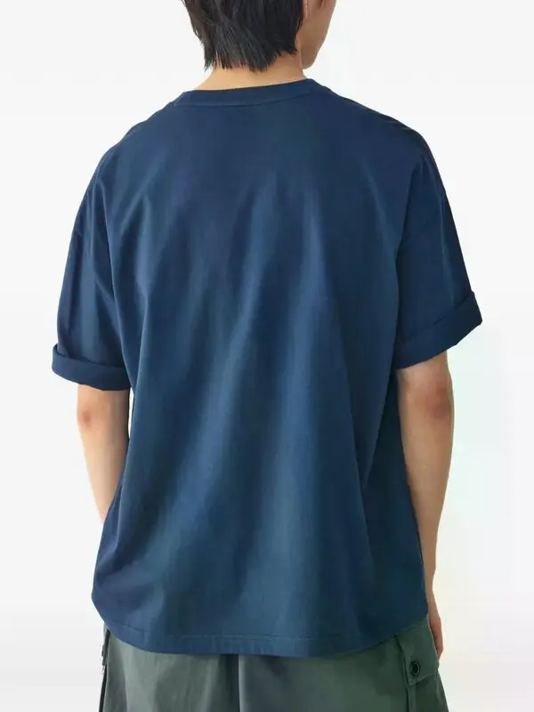 STUDIO TOMBOY Graffiti-logo T-shirt - Blue