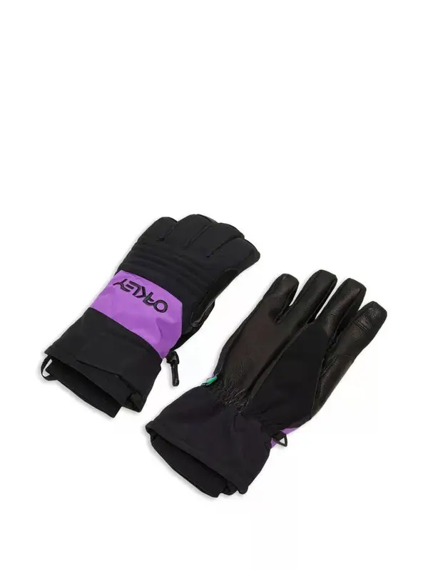 Oakley B1b Logo Print Gloves - Black