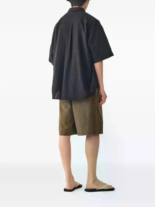 STUDIO TOMBOY Short-sleeved Chest-pocket Shirt