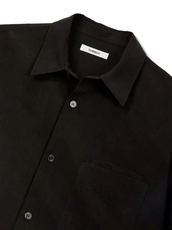 STUDIO TOMBOY Short-sleeved Chest-pocket Shirt