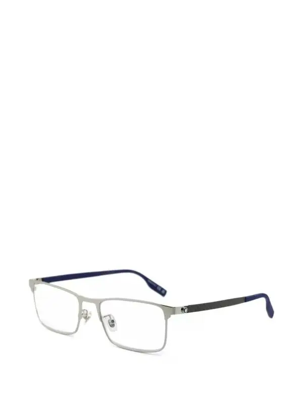 Montblanc Rectangle Frame Eyeglasses - Silver