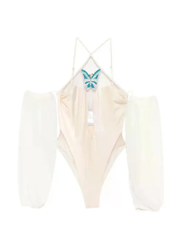 MAZZEI Beaded-butterfly Swimsuit