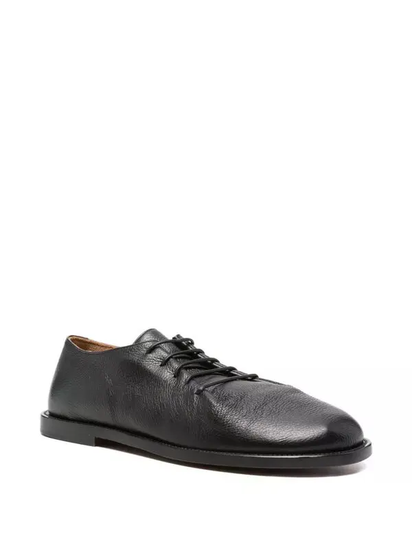 PAURA Grained-leather Derby Shoes