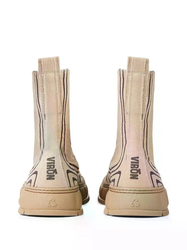 VIRON Graphic-print Round-toe Chelsea Boots
