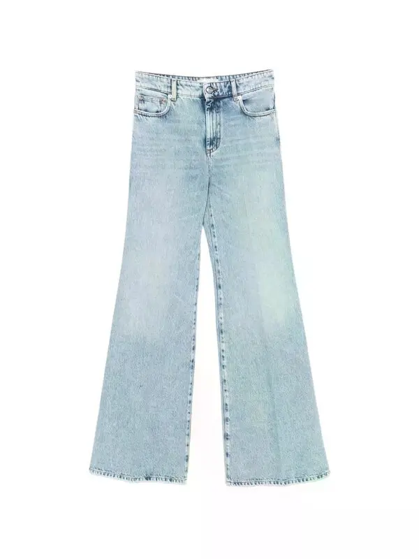 Sportmax Zero Flared-leg Jeans - Blue