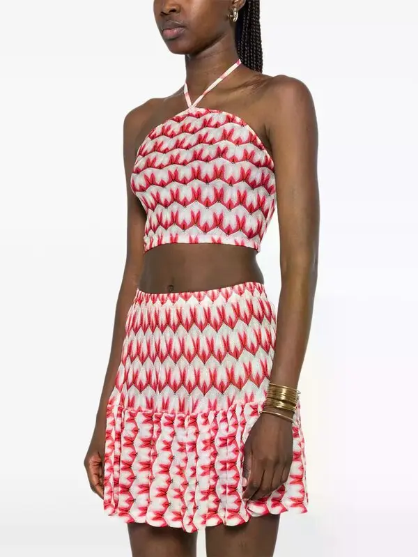 Missoni Zigzag-knit Halterneck Top