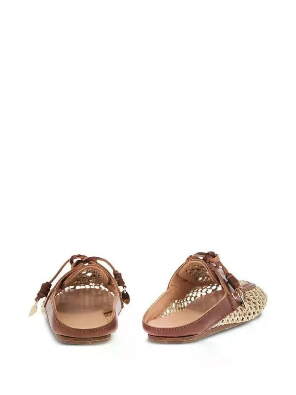 ANCIENT GREEK SANDALS Naveta Interwoven Mules
