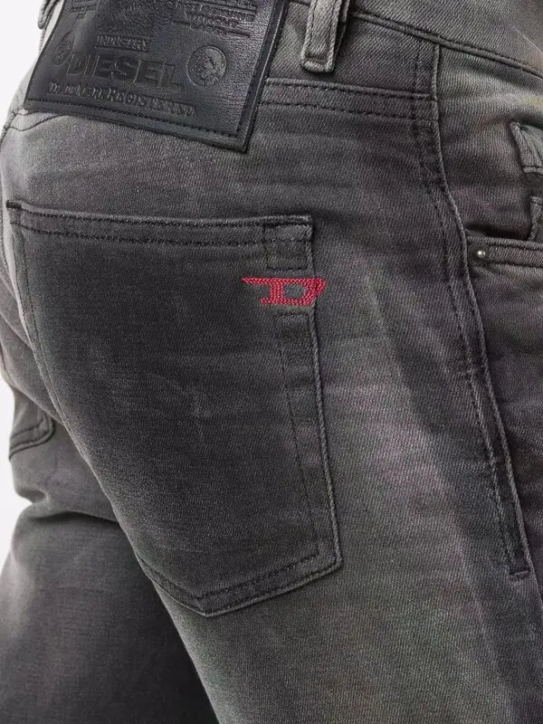 DIESEL® D-strukt Slim-fit Jeans - Black