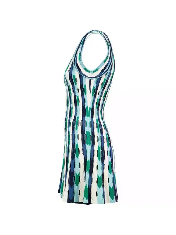 Simkhai Langley Pointelle-knit Mini Dress