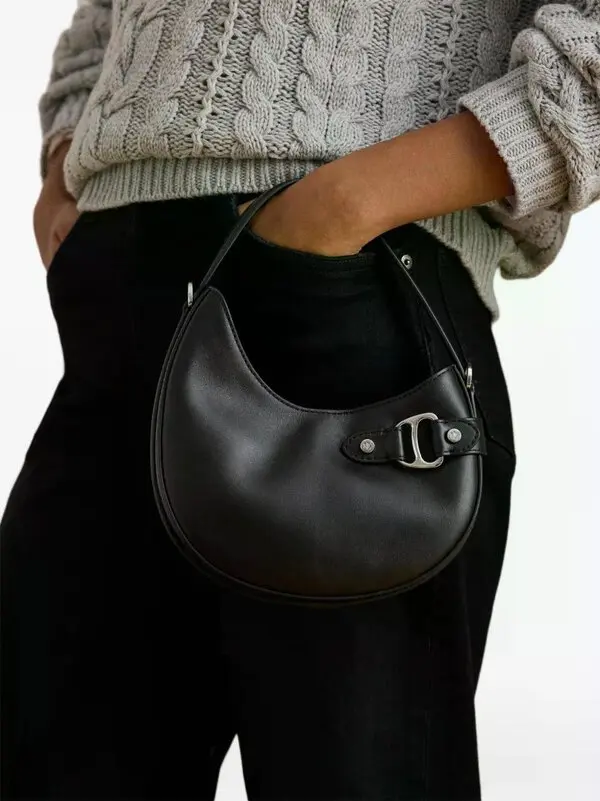 Ralph Lauren Tasha Leather Tote Bag - Black