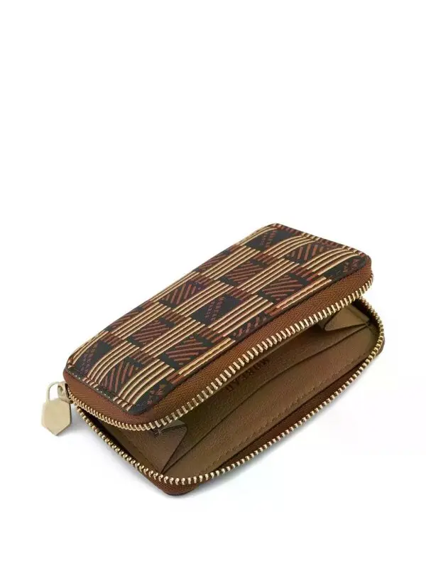 Moreau Monogram-print Zip-around Wallet