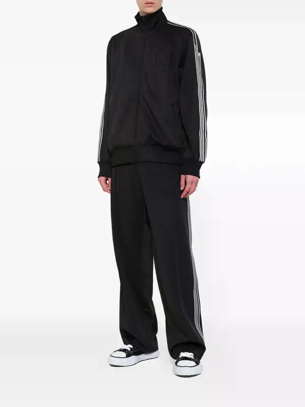 DOVER STREET MARKET Logo Embroidered Stripe Detail Sweatshirt